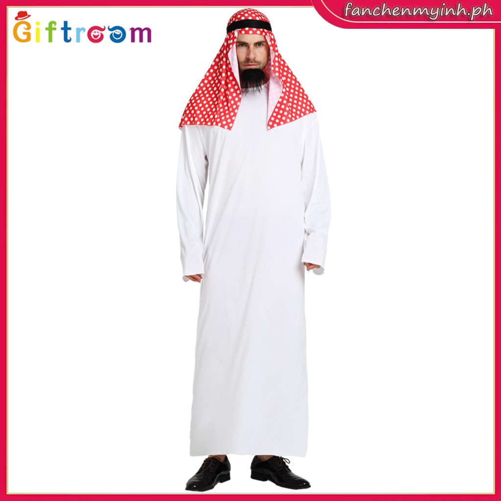 Costume adult Arab prince costume male middle east ali baba sheik ...