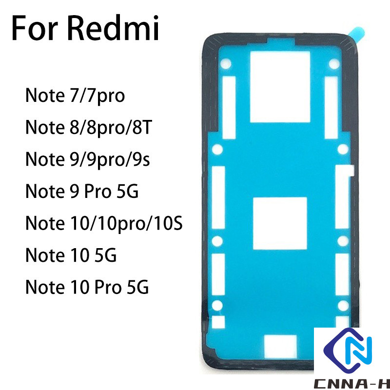 Back Battery Cover Adhesive Glue Sticker For Xiaomi Redmi Note 7 8 9 10 ...