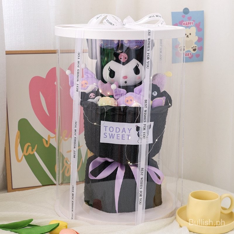 Cartoon Creative Surprise Birthday Gift Cute Kuromi Plush Doll Bundle ...