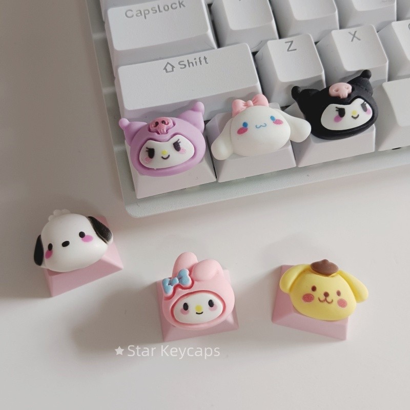 Personalized Keycaps Cute Sanrio Kurumi Melody Keycaps, 1.25u Ctrl / Fn ...