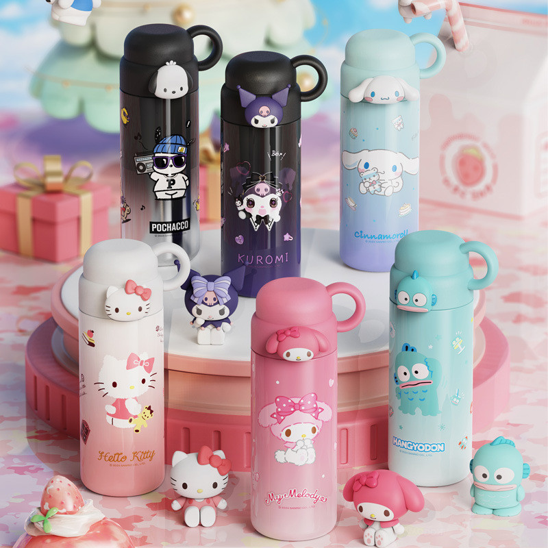kuromi tumbler hot and cold kuromi tumbler kuromi water bottle for kids Sanrio Kuromi Thermos ...