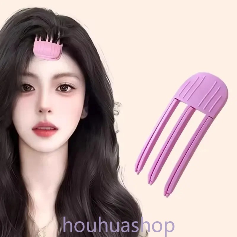 New Fluffy Hairpin Curling Bangs Clips Women Men No Heat High Vertex ...