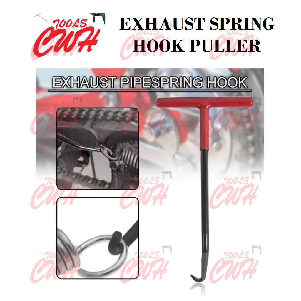 MOTORCYCLE EXHAUST PIPE T HANDLE EXHAUST SPRING HOOK PULLER EXHAUST ...