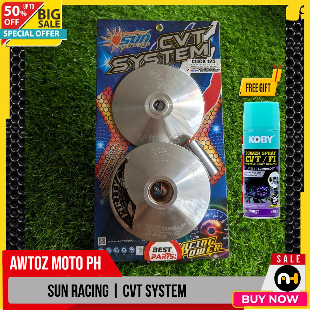 SUN RACING CVT System (Drive Pulley / Back Plate / Drive Face w ...