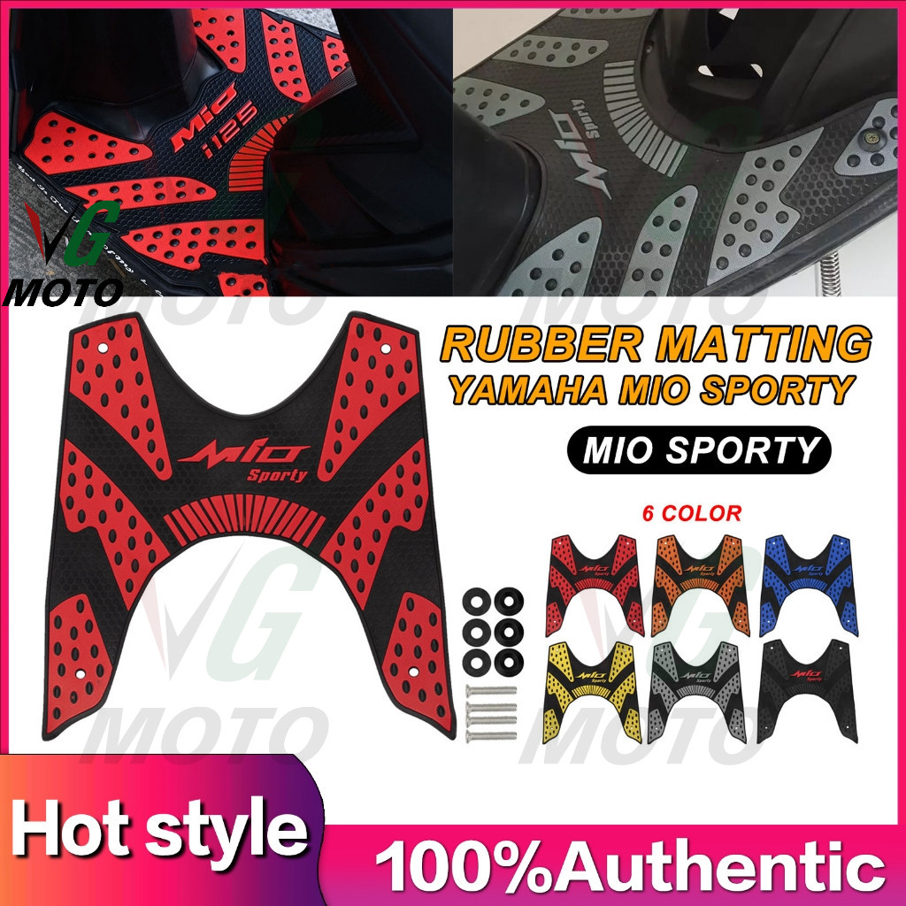 Yamaha MiO sporty footboard rubber matting Anti Slip Premium Quality ...
