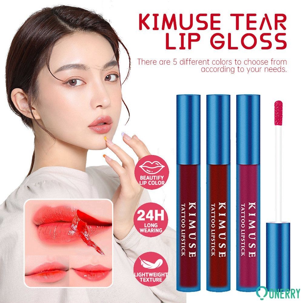 Kimuse Peel Off Lip Gloss Matte Velvet Moisturizing Dye Tattoo Lipstick ...