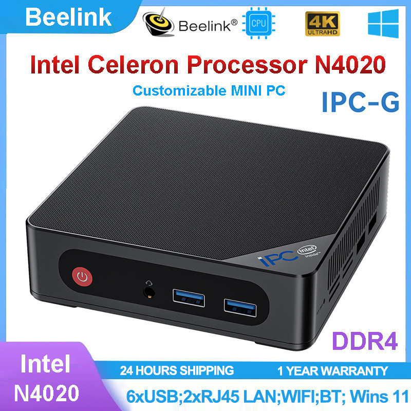 Beelink MINI PC IPC-G Intel Celeron N4020 Wins DDR4 WIFI BT5.1 ...