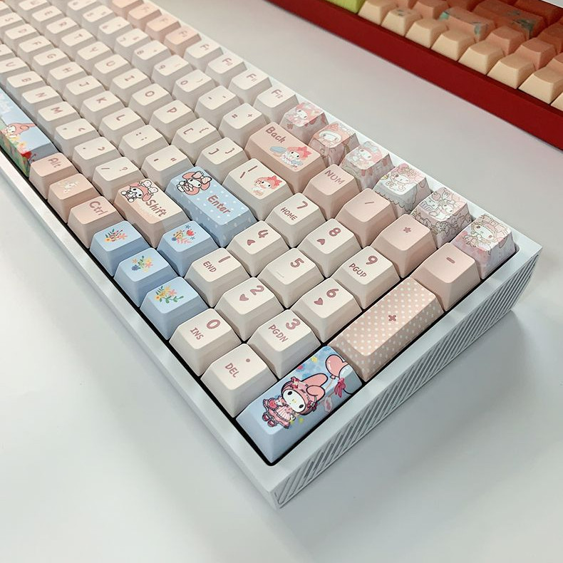 Sanrio Kuromi Cinnamoroll Keycaps Cherry/XDA/MDA Profile PBT 137 Keys ...