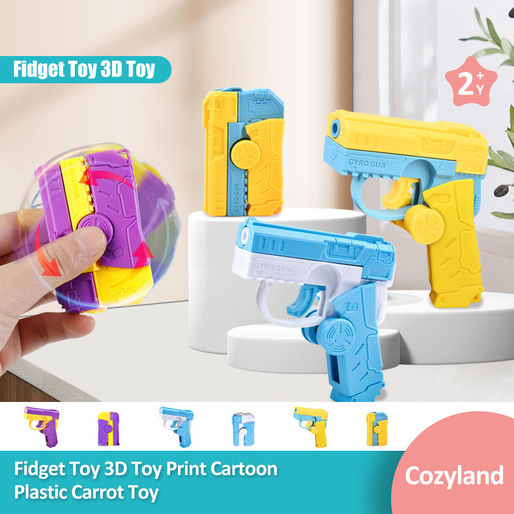 Cozyland Fidget Toy Mini Gun Cartoon Plastic Carrot Toy Children'S ...