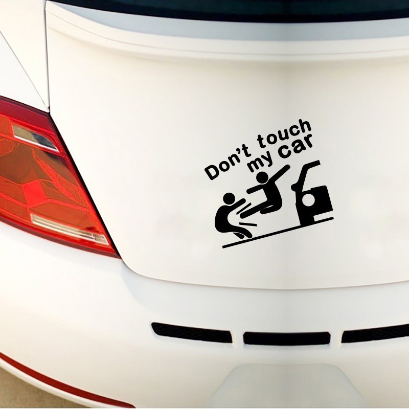 Dont Touch My Car Sticker Design For Rear Bumper Window Door Vinyl