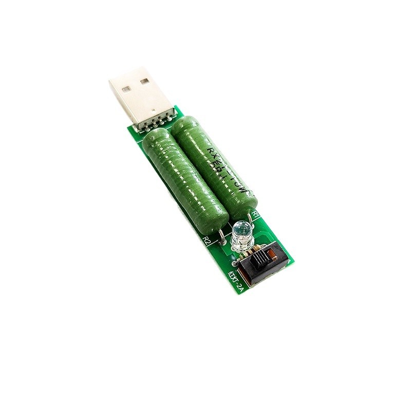With switch USB charging/2A/1A discharge aging resistance current ...