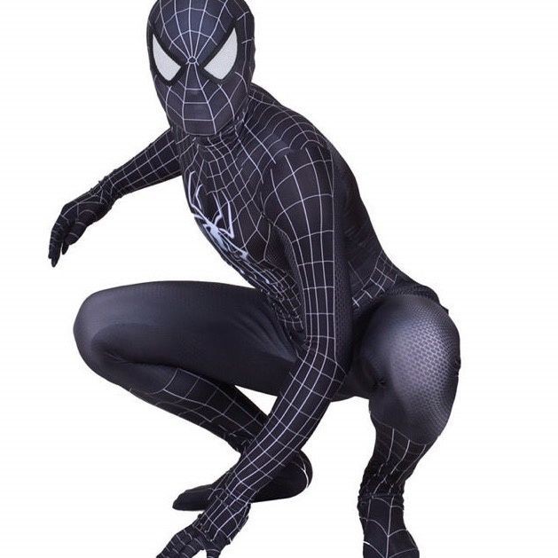 Black Venom Spider-Man Tights Marvel HeroesCosJumpsuit Remy Tony ...