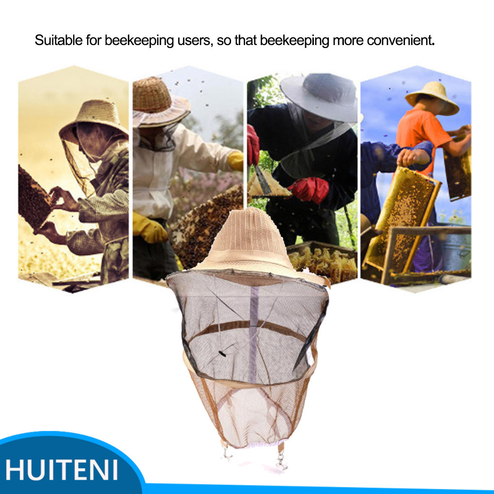 Beekeeper Hat Portable Beehive Breathable Beekeeping Net Protection ...