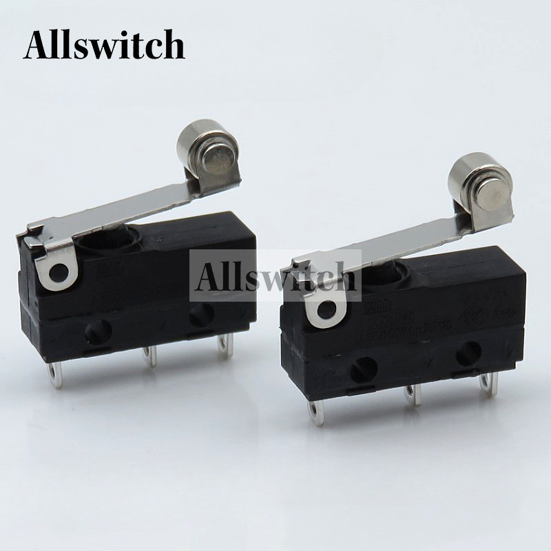 G905N Micro Limit Switch with 19mm Roller Handle 3Pin 5A 250V AC ...