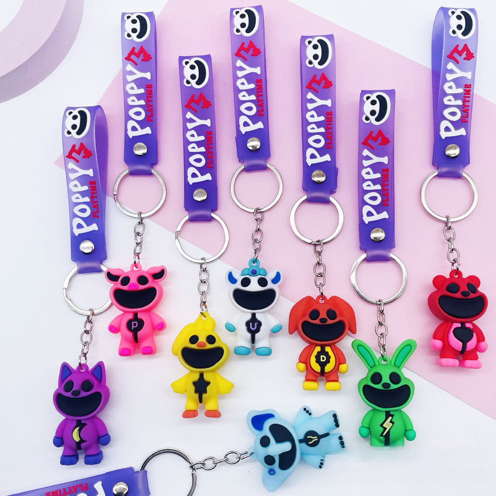 【Buy 1 Get 1】Catnap Poppy playtime 3 Keychain Smiling critters backpack ...