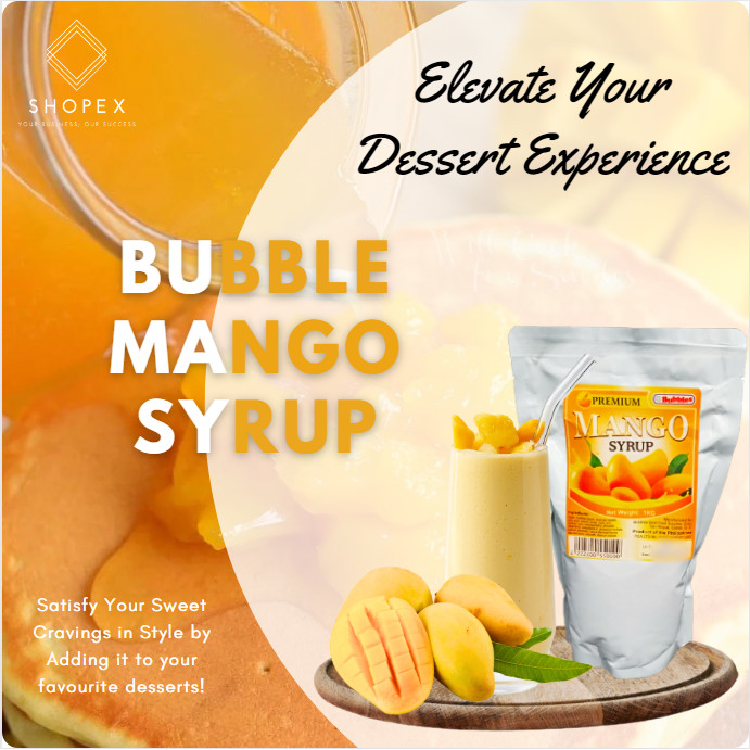 Bubbles Mango Syrups 1KG / Bubbles Best Food Syrups / Bubble Caramel ...