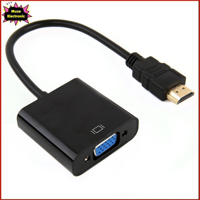 ready stock HD Multimedia Interface To VGA Adapter 1080P HD Video ...