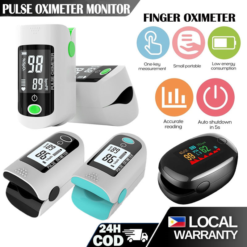 Pulse Oximeter Monitor Finger Oximeter Meter Clip Oximetry Tester Adult ...