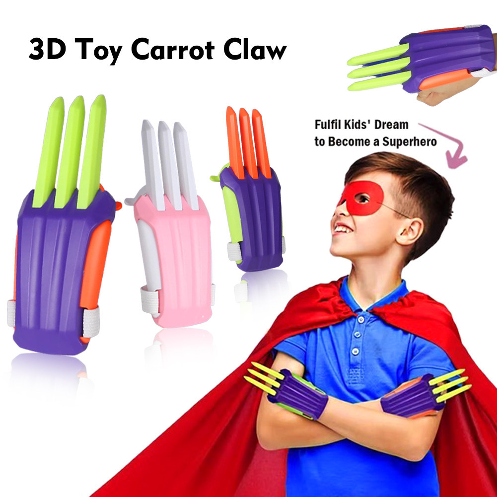 Wolverine Claw Toys 3D Printing Radish Wolf Claw Toy Scalable Fidget ...