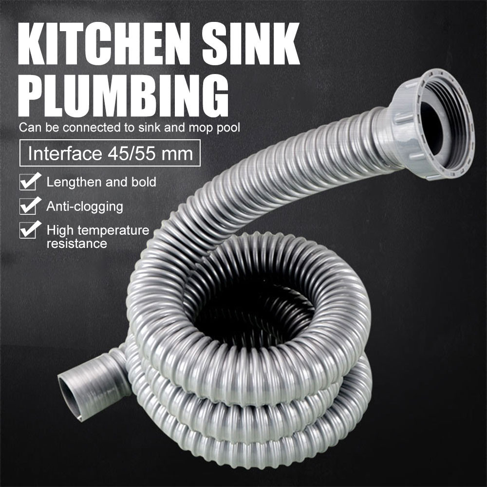 Kitchen sink drain pipe plastic sink drain pipe extension extension ...