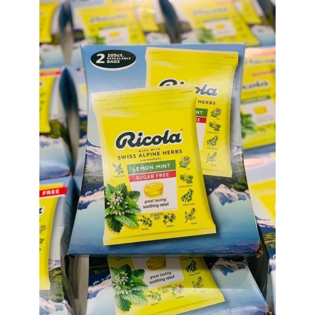 American product date 08/2026 1 pack of ricola herbal cough lozenges ...