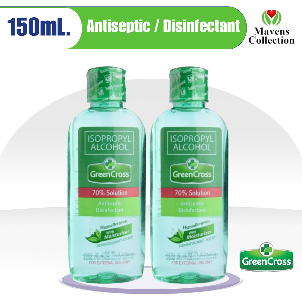 (SET OF 2) Green Cross Alcohol 150ml | Shopee Philippines