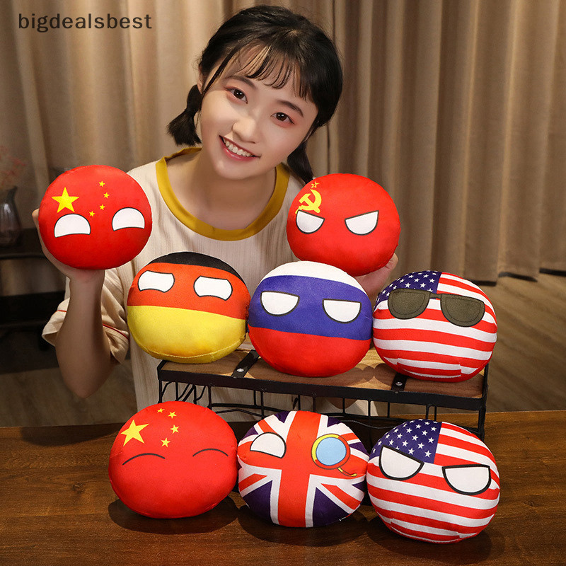 bigdealsbest 10cm Country Ball Plush Toy Polandball Pendant Countryball ...