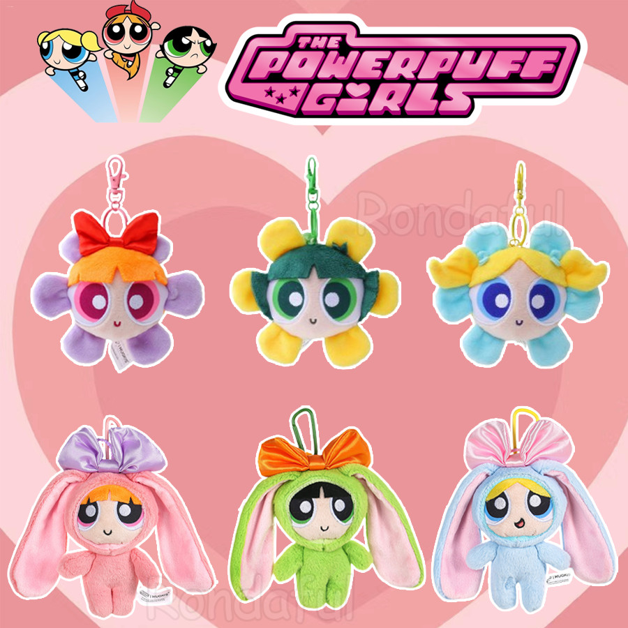 The Powerpuff Girls Plush Keychain Cartoon Blossom/Bubbles/Buttercup ...