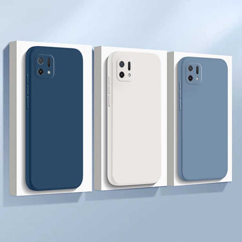 Solid color phone case OPPO A16K Full Protect Camera Lens Shockproof ...