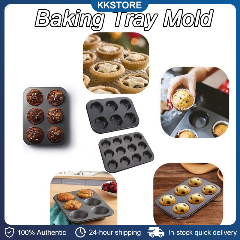 【High Quality】12 & 6 Hole Cup Nonstick Toast Muffing Pan/cupcake Pan ...