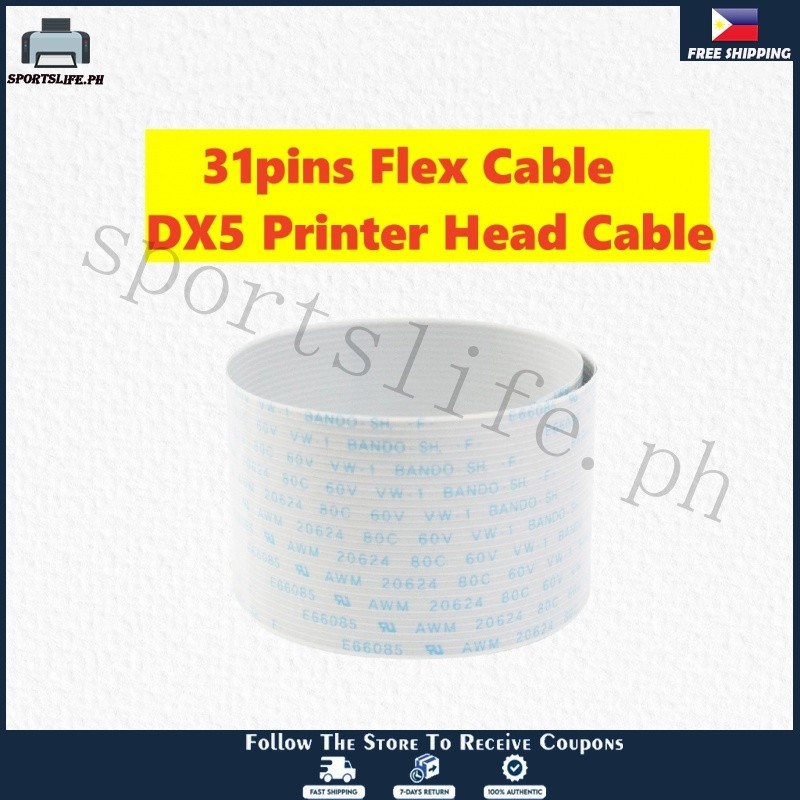 Flex Cable 31pins 40cm Epson DX5 Printer Head Cable for Large Format ...