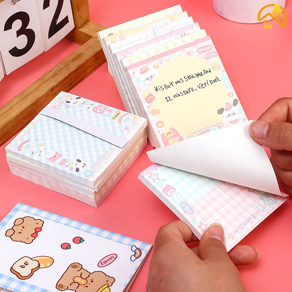 Student DIY Combination Self-adhesive Notebook Writing Sticky Notes ...