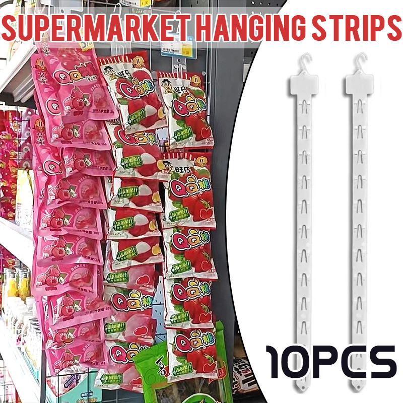 Hanging Merchandise Strips with Hooks,shelves Display Clip Strips for ...