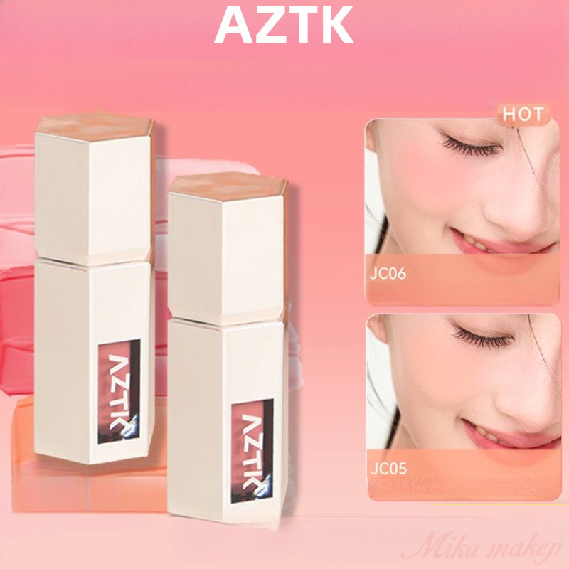 AZTK Liquid Blush Vitality Melts Skin Enhances Complexion Matte | Shopee Philippines