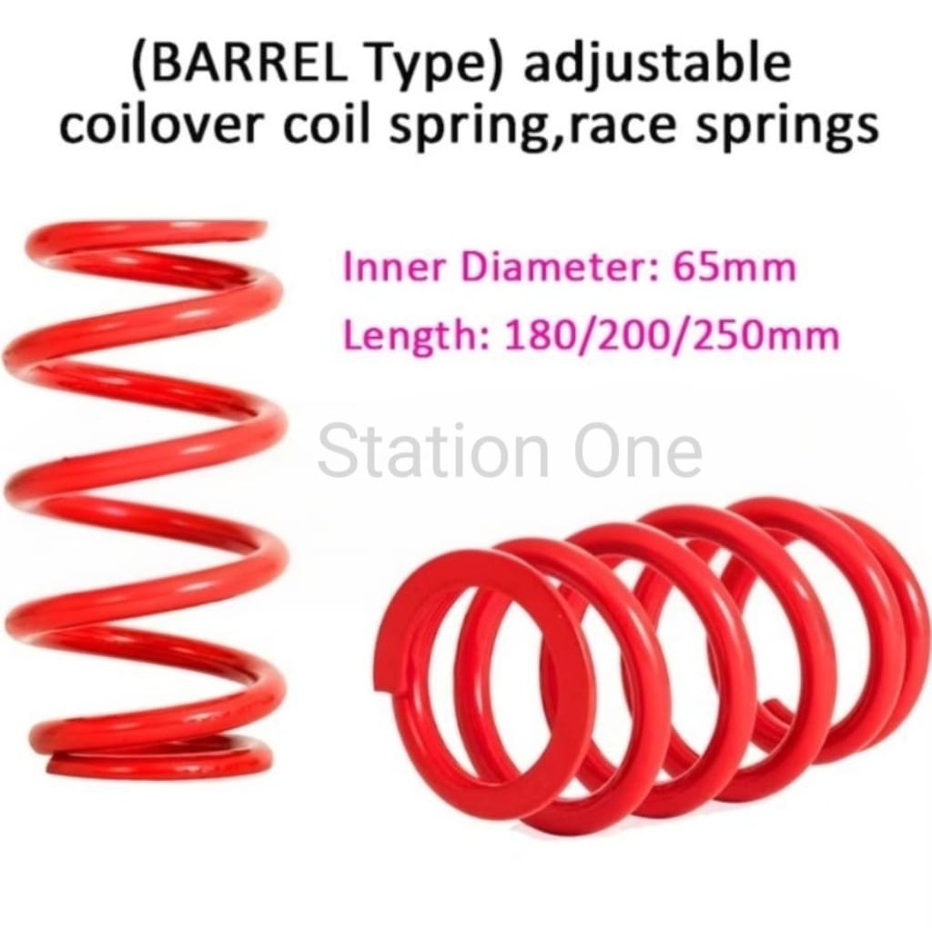High Performance *65mm Adjustable Coilover Barrel Coil Spring/Sport ...