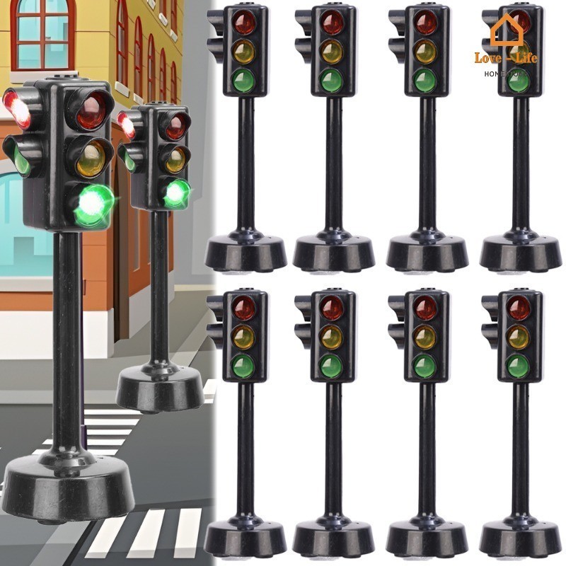 Pretend Play Traffic Signal Light Toy - City Street Scene Simulation ...