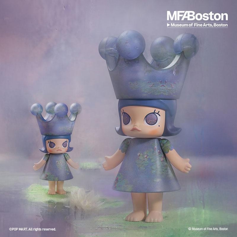 Magic Play Pop Mart/POPMART MEGA ROYAL MOLLY Monet-Water Lily Big Baby ...