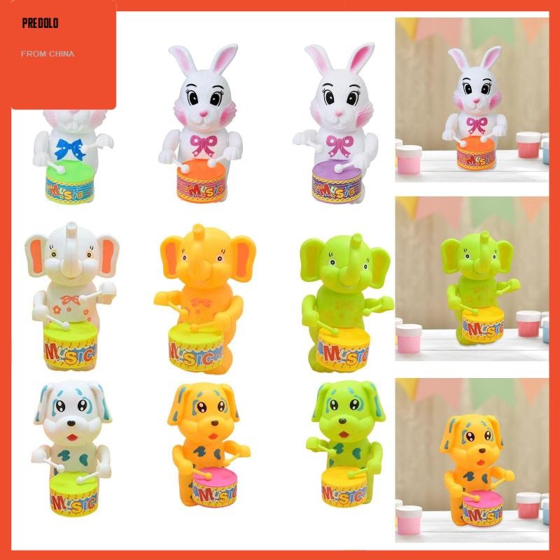 [Predolo] Drumming Toy Wind up Clockwork Toddlers Toy for Girls Kids ...