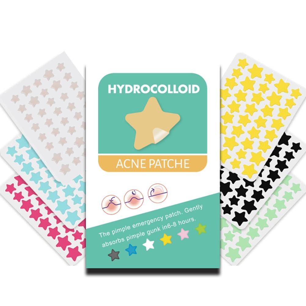 Star/heart/circle Colorful Pimple Patch Large Size Combination Acne ...