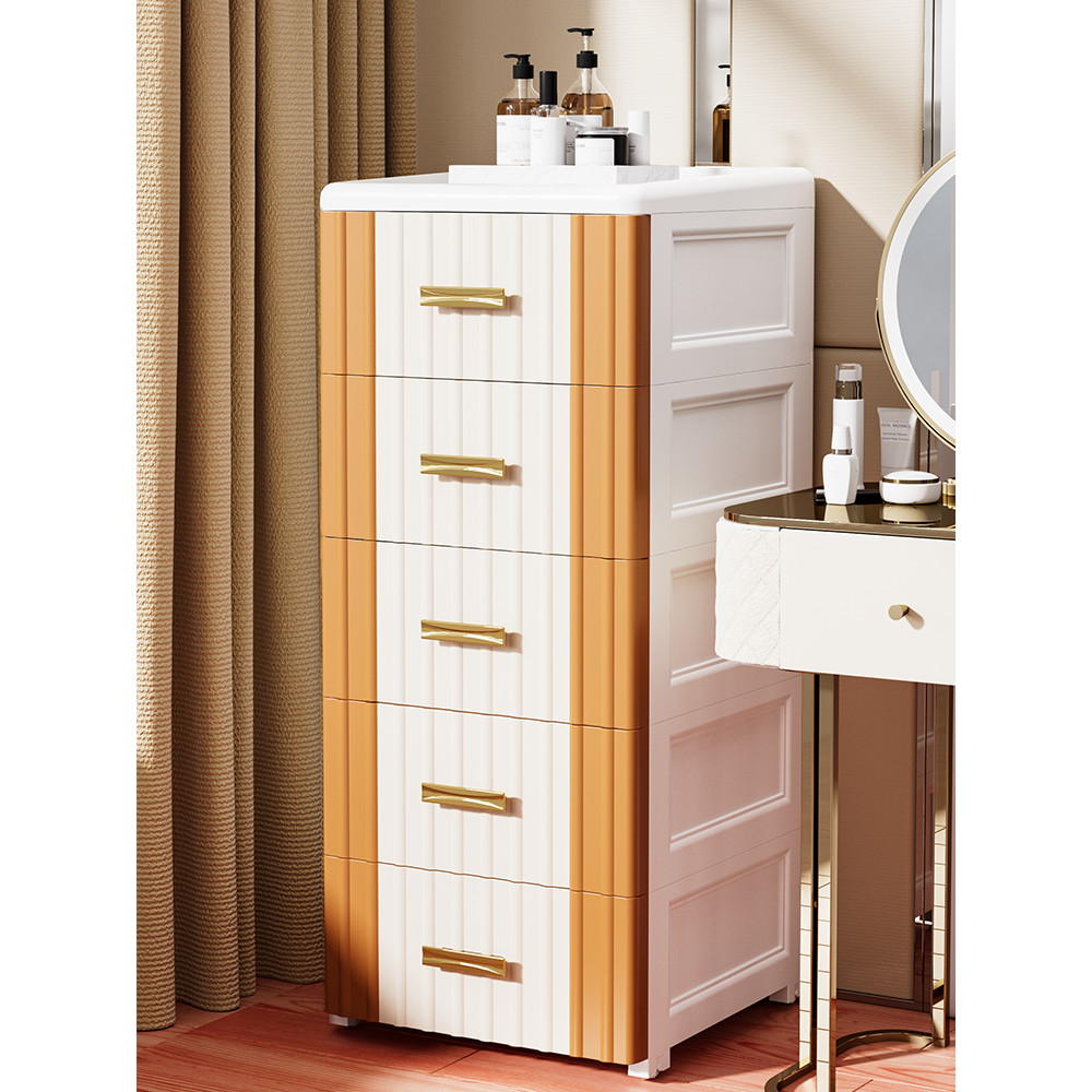 Narrow Drawer Storage Cabinet, Kitchen Gap Organizer, Household Bedroom ...