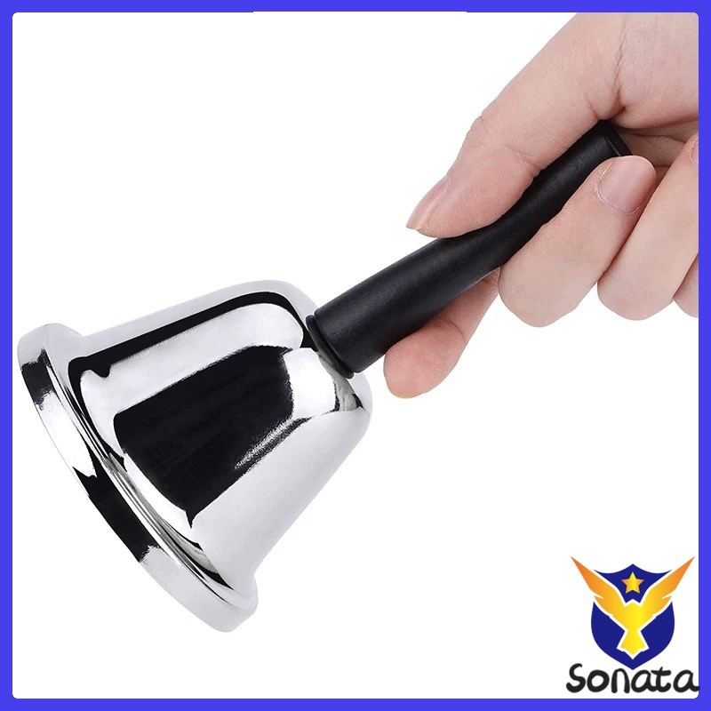 Hand Bell, Silver Steel Bell, Ringing Bell with Handle, Dinner Bells ...