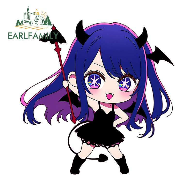 EARLFAMILY Ruby Hoshino Car Sticker Kawaii Occlusion Scratch Motorcycle ...