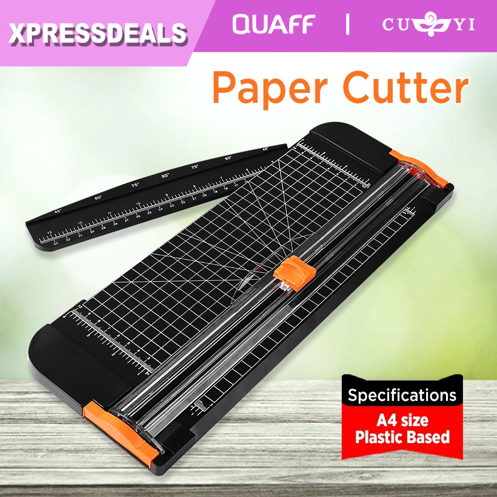 QUAFF Paper Cutter A4 Plastic Base | XPD | Shopee Philippines
