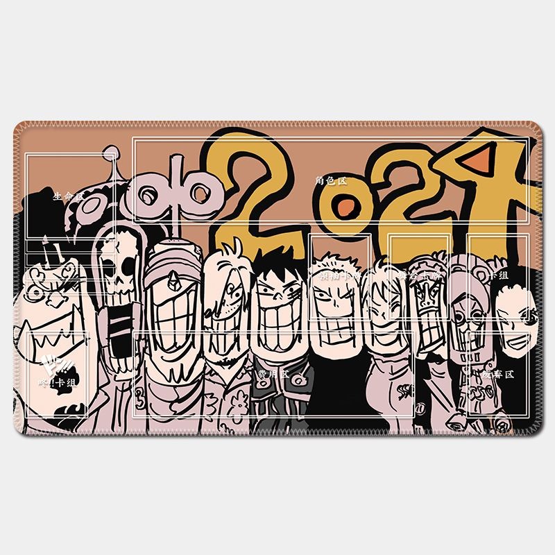 One Piece OPCG Custom Single Player Playmat DIY Battle Card Mat, Rubber ...