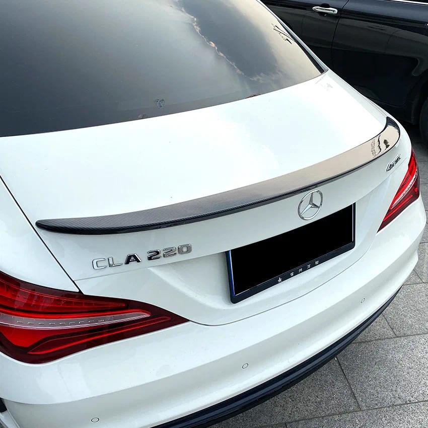 For Mercedes-Benz CLA W117 C117 AMG Style Carbon Fiber Rear Spoiler ...