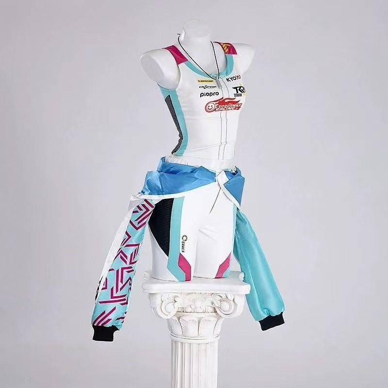 2025 Racing Hatsune Cos Costume Racing Suit Hatsune Miku Track Singer ...