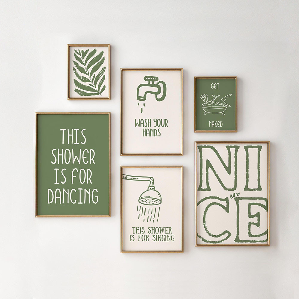 Nice Bum Quote Poster Get Naked Canvas Painting Wall Prints Minimalist ...
