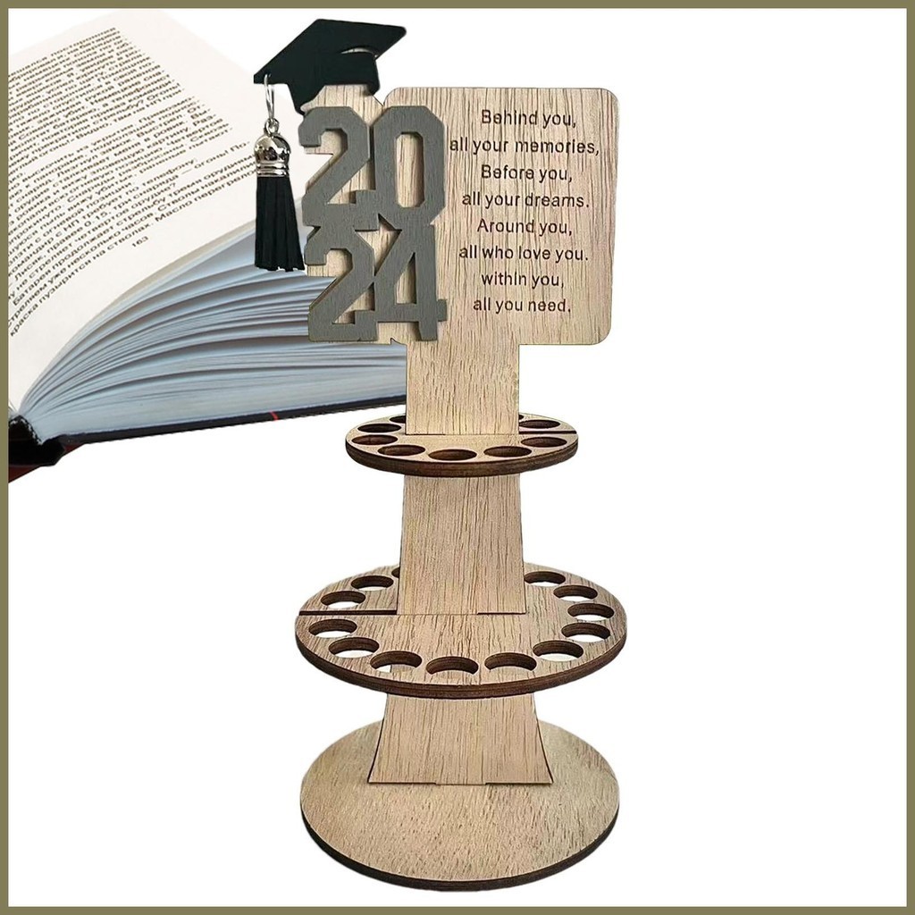 Graduation Money Cake 2024 2024 Money Tower Cake Cash Stand Wood Tiered ...