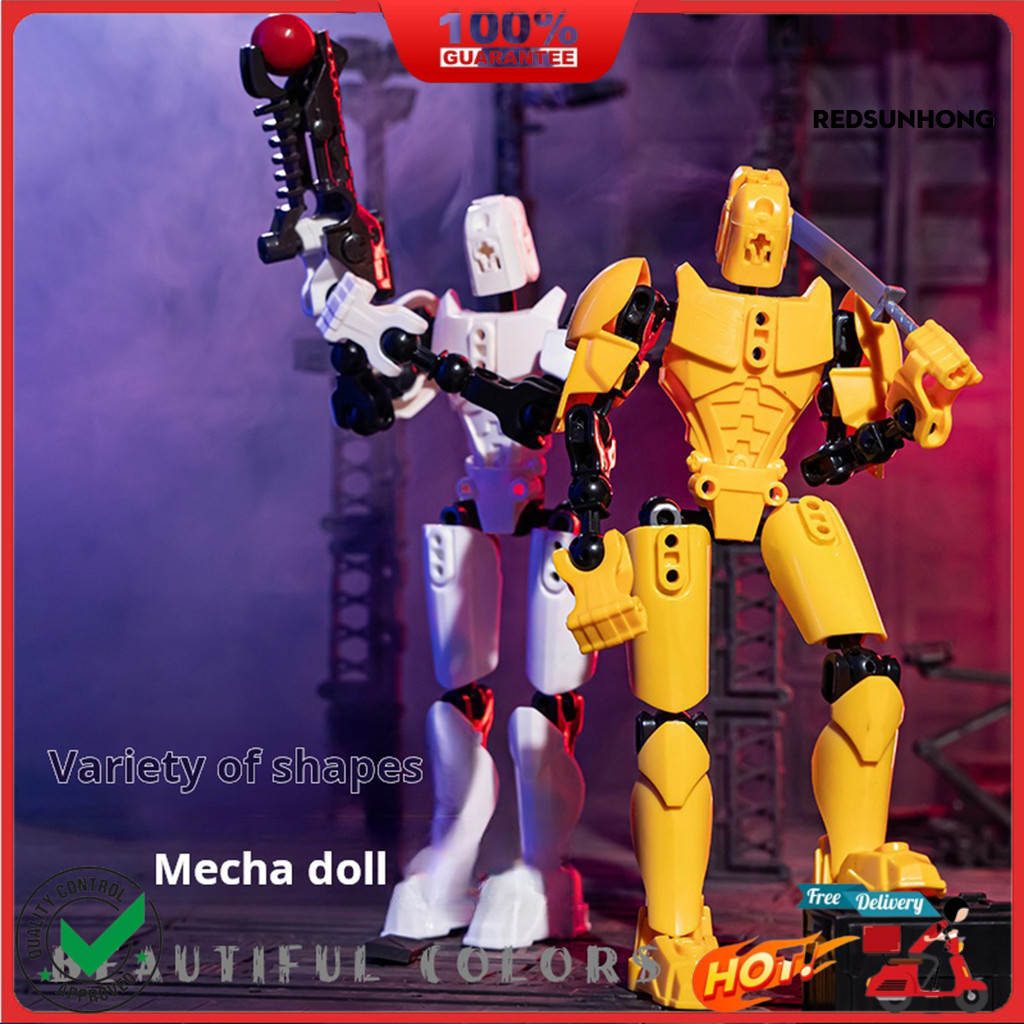 COD 1 Set 3D Printed Robot Action Figure with Accessories Multi-jointed ...