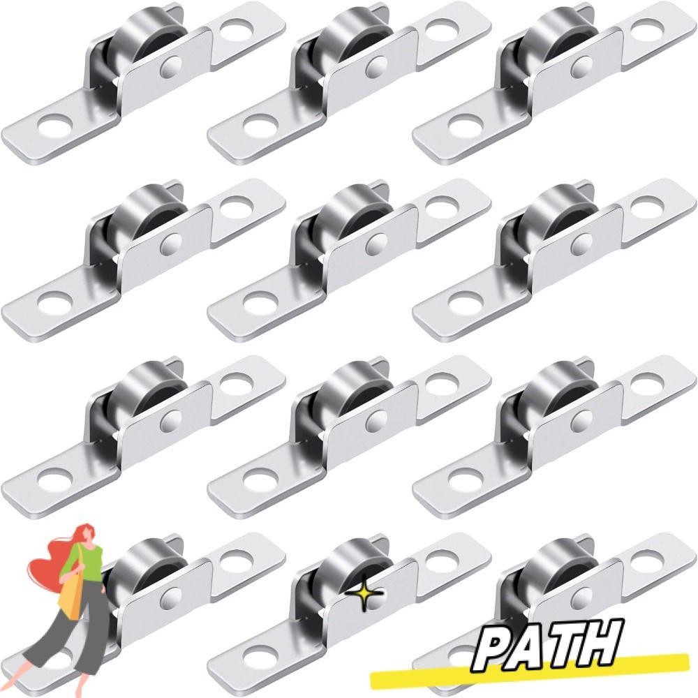 PATH 12 Pack Window Roller, Square Double Hole Sliding Axles, Slide ...